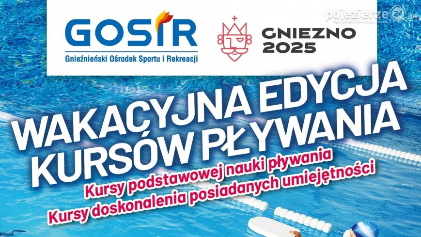 Aktualności - GOSiR zaprasza na wakacyjne kursy pływania!